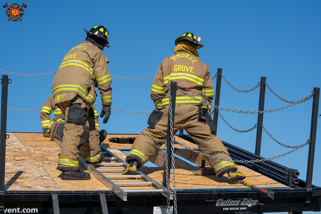 Roof Prop Training - Pingree Grove & Countryside Fire Protection District