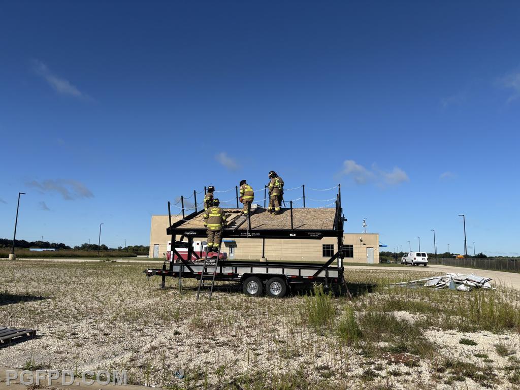 Roof Prop Training - Pingree Grove & Countryside Fire Protection District