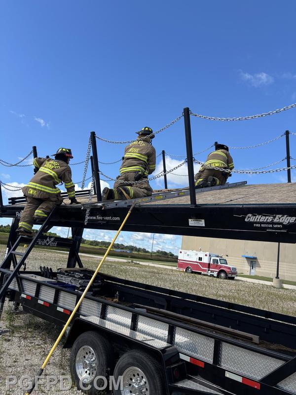 Roof Prop Training - Pingree Grove & Countryside Fire Protection District