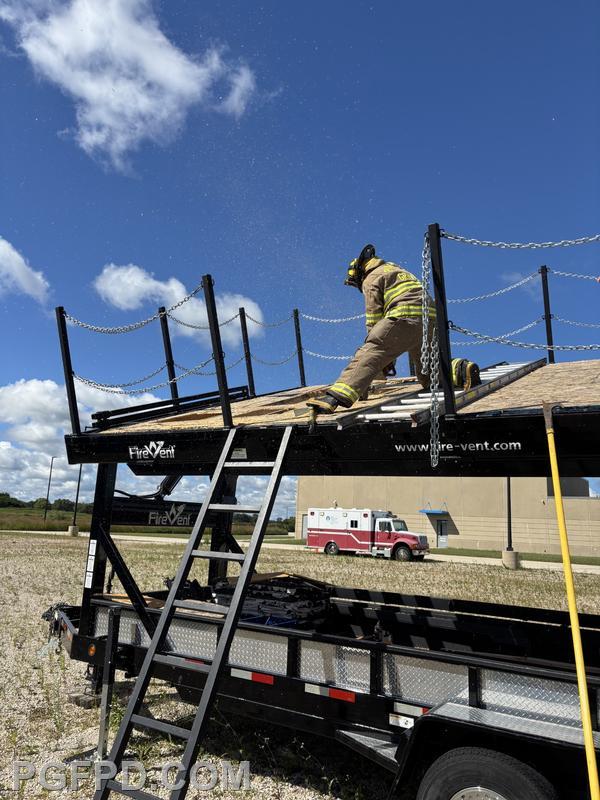 Roof Prop Training - Pingree Grove & Countryside Fire Protection District