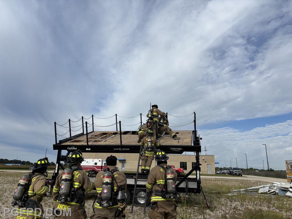 Roof Prop Training - Pingree Grove & Countryside Fire Protection District