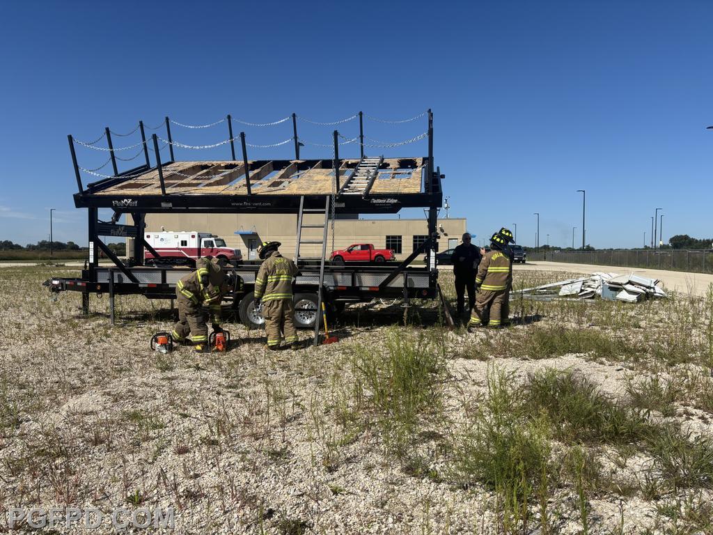 Roof Prop Training - Pingree Grove & Countryside Fire Protection District