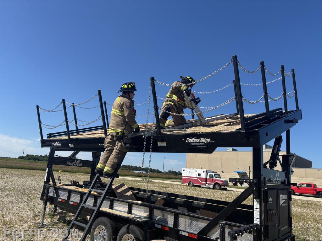 Roof Prop Training - Pingree Grove & Countryside Fire Protection District