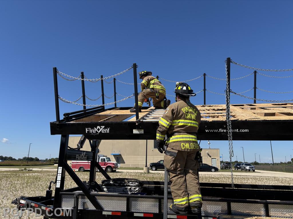 Roof Prop Training - Pingree Grove & Countryside Fire Protection District