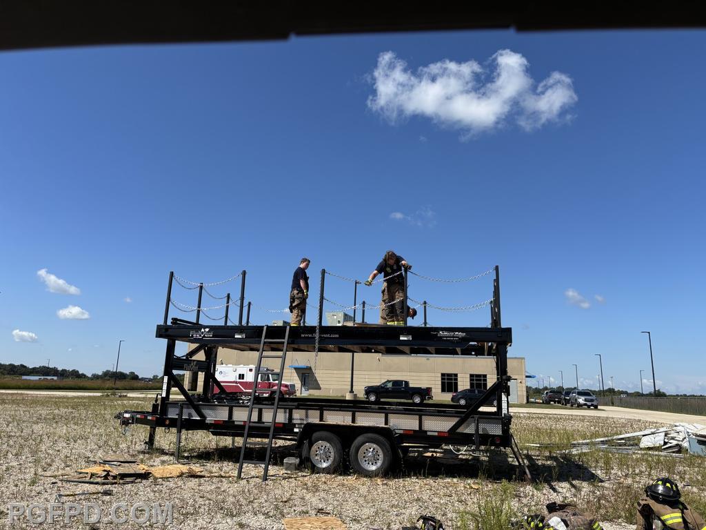 Roof Prop Training - Pingree Grove & Countryside Fire Protection District