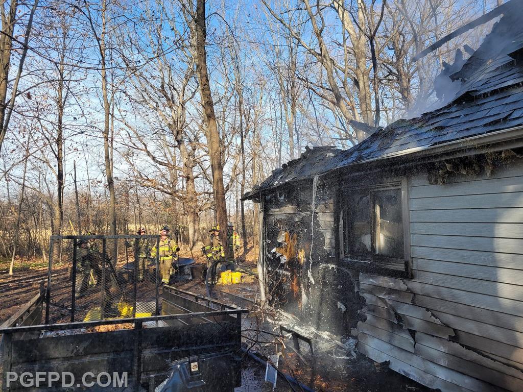 Garage Fire - Pingree Grove & Countryside Fire Protection District