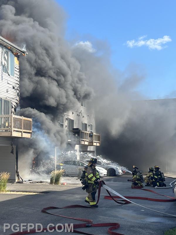 Townhome Fire - Pingree Grove & Countryside Fire Protection District