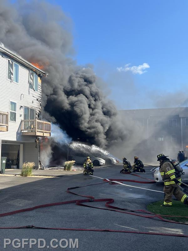 Townhome Fire - Pingree Grove & Countryside Fire Protection District