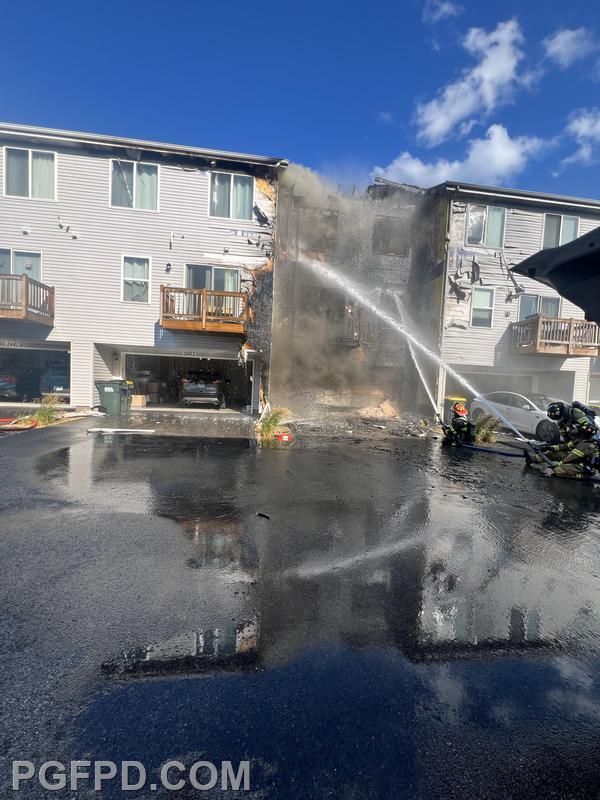 Townhome Fire - Pingree Grove & Countryside Fire Protection District