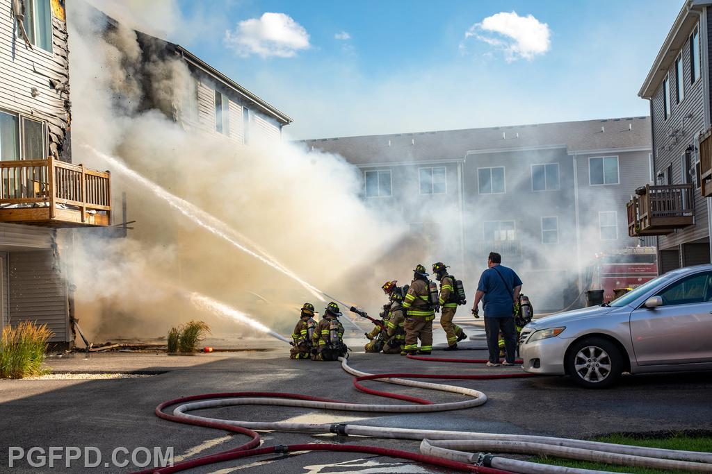 Townhome Fire - Pingree Grove & Countryside Fire Protection District