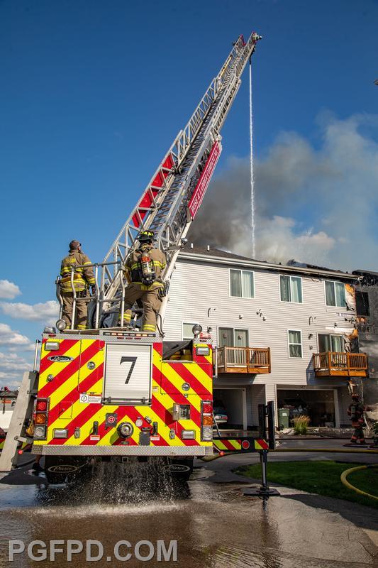 Townhome Fire - Pingree Grove & Countryside Fire Protection District
