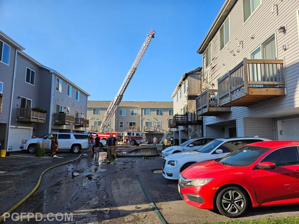 Townhome Fire - Pingree Grove & Countryside Fire Protection District